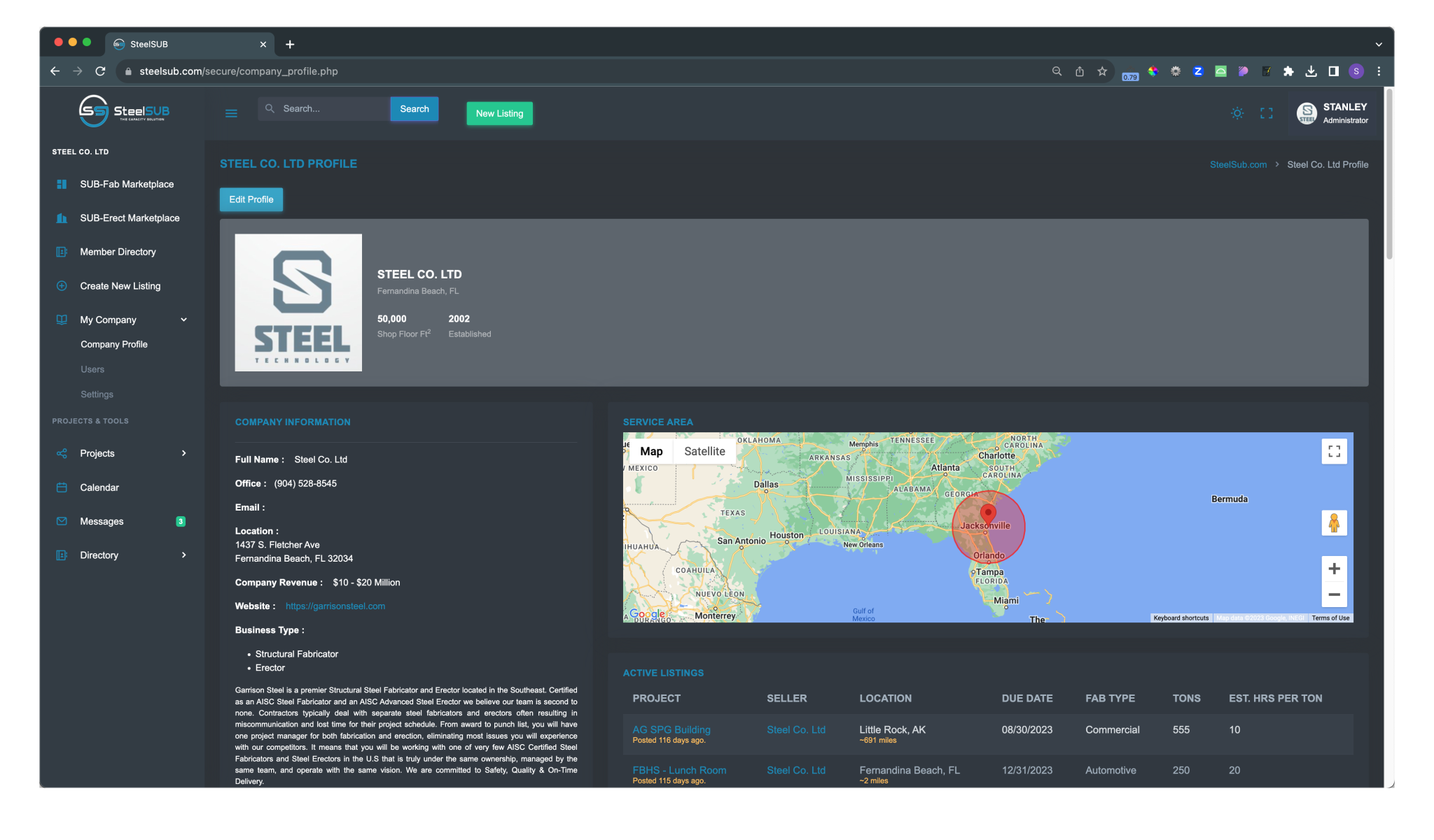 Features – SteelSub